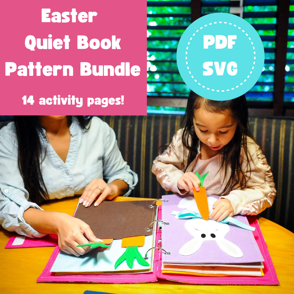 Easter Quiet Book Template and Instructions Bundle – Kailan Carr