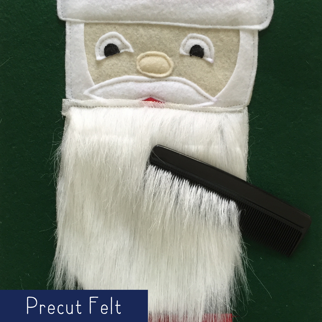 Comb Santa's Beard - Precut Felt – Kailan Carr