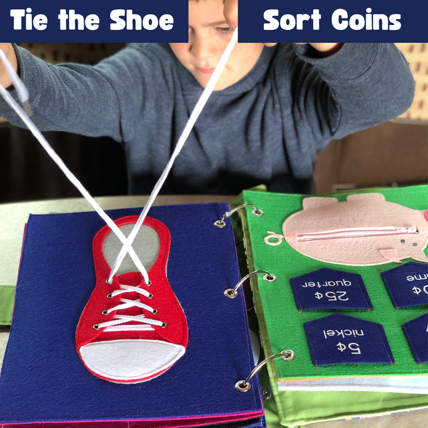 Elementary Quiet Book Set 1 Template and Instructions Bundle – Kailan Carr