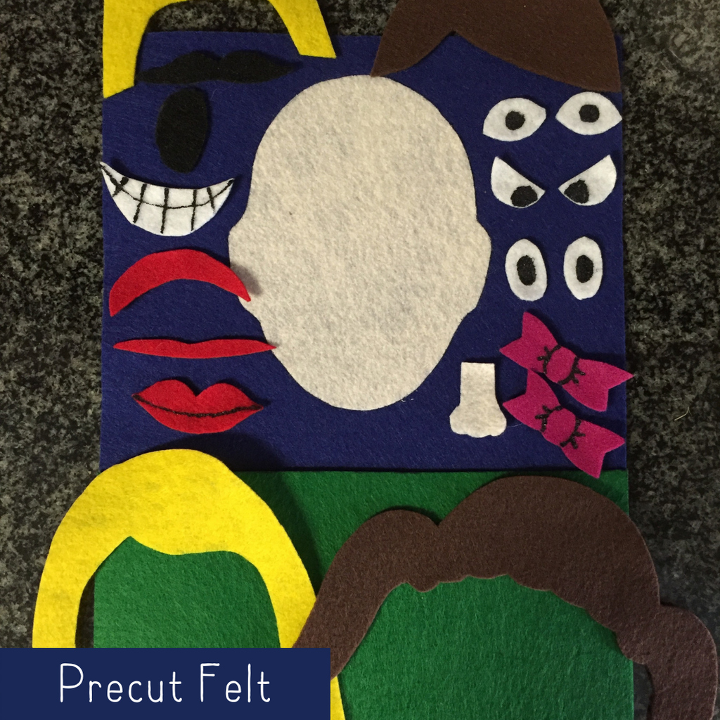 Make Faces (emotions) - Precut Felt – Kailan Carr