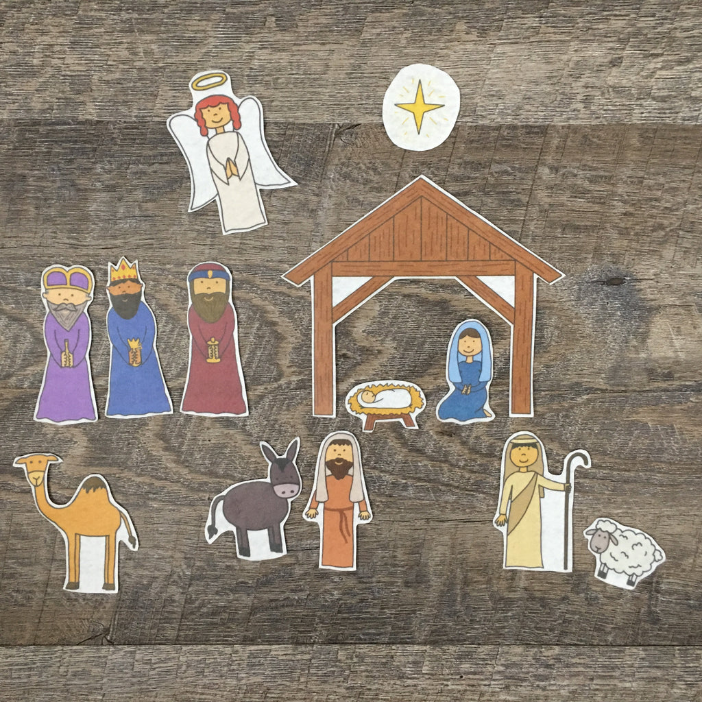 Nativity Scene Felt Story Set – Kailan Carr